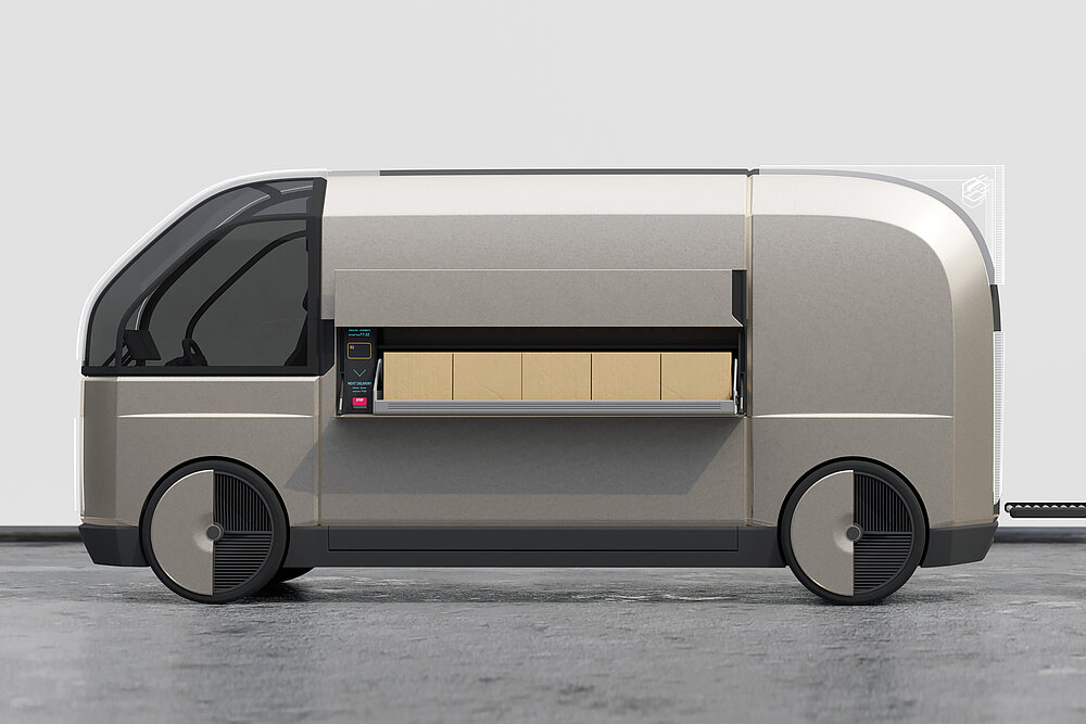 Red Dot Design Award: Automatic sorting system in delivery service