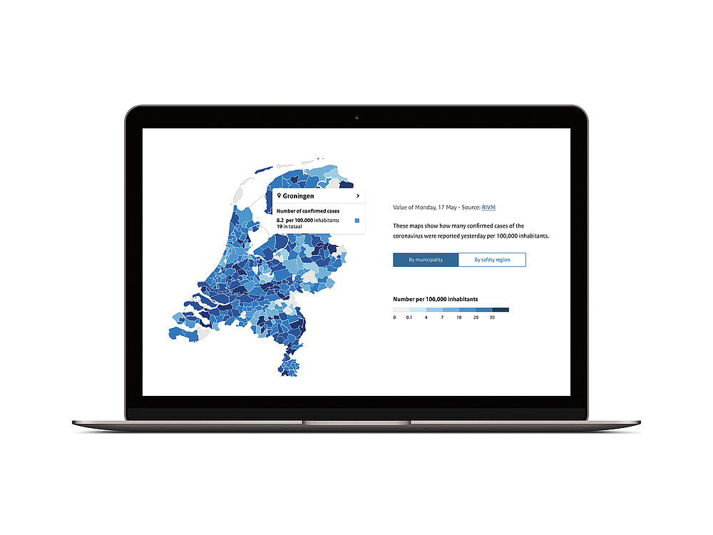 Red Dot Design Award: Corona Dashboard for the Netherlands