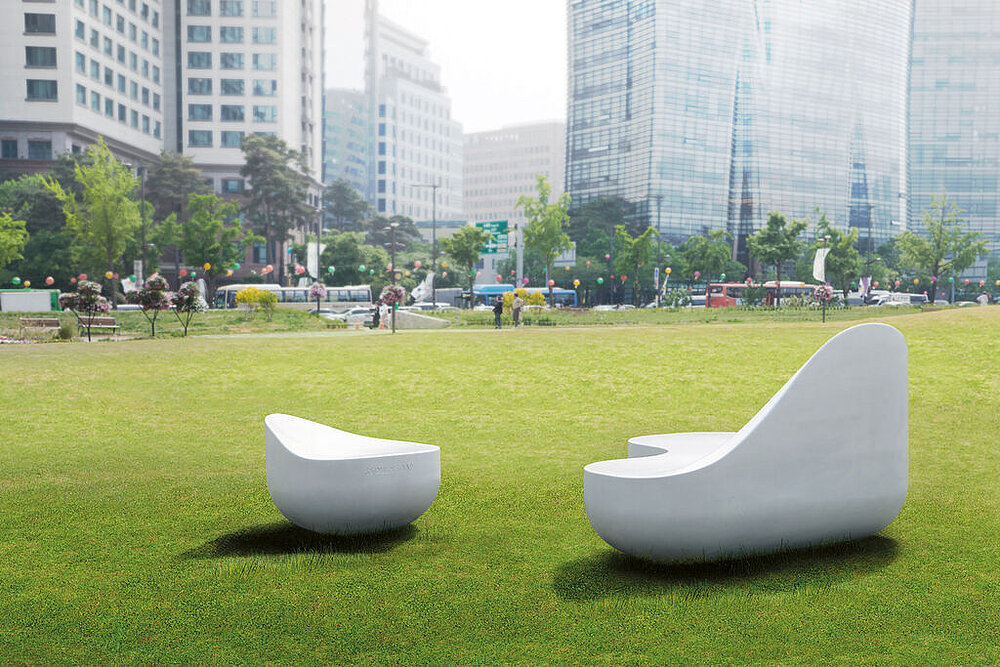 Red Dot Design Award: S(e)oul Drops – Modular Seating System for the Han River in Seoul