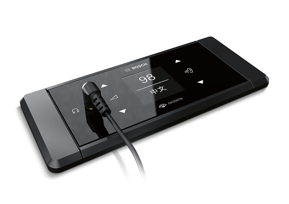 Red Dot Design Award: DICENTIS Flush Language Selector