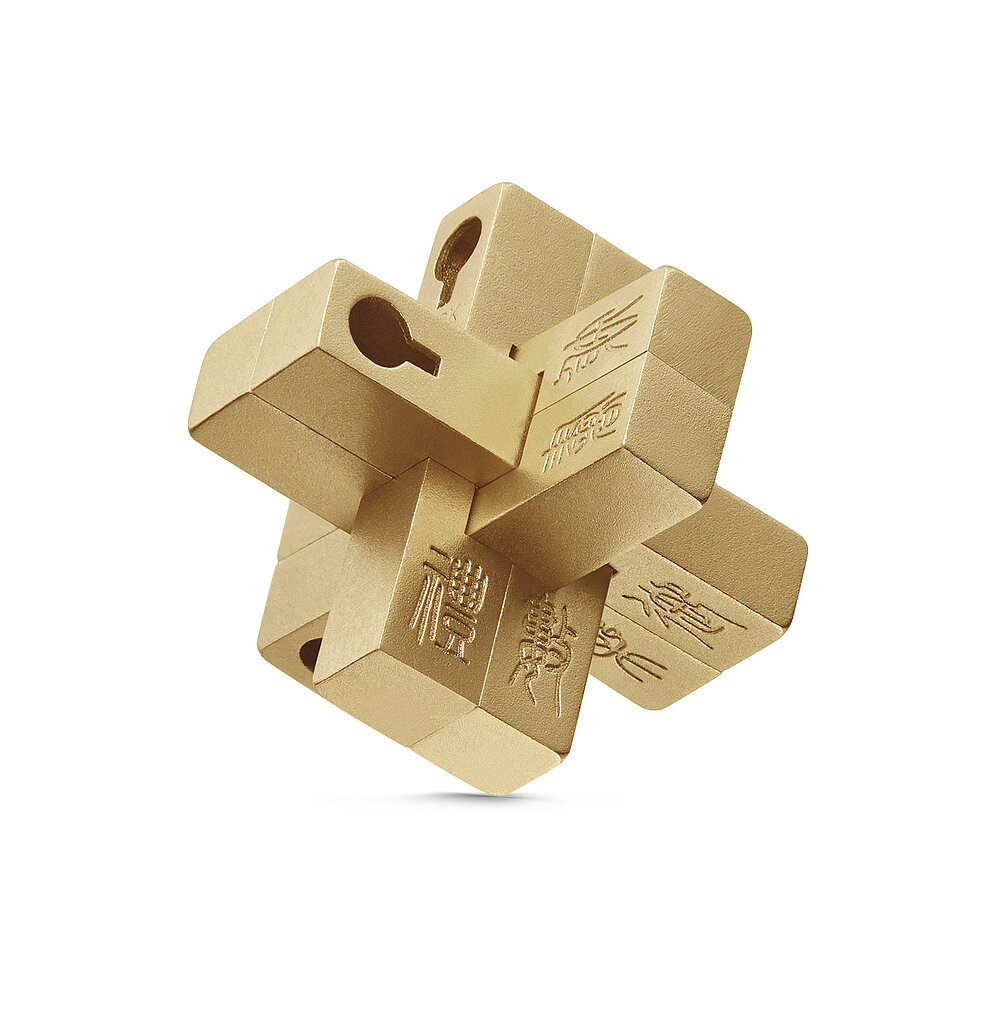 Red Dot Design Award: Six Arts Luban Gold Lock Gift Set