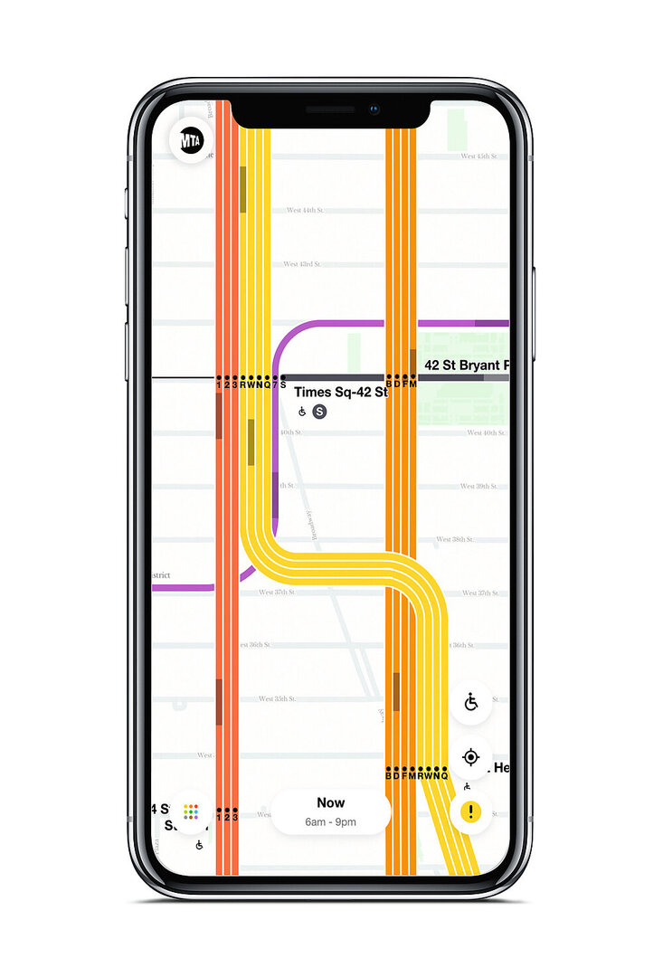 Red Dot Design Award: MTA Live Subway Map