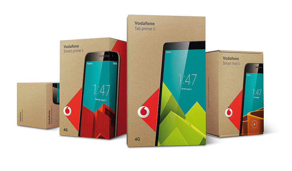 Red Dot Design Award: 2015 Vodafone Devices Packaging