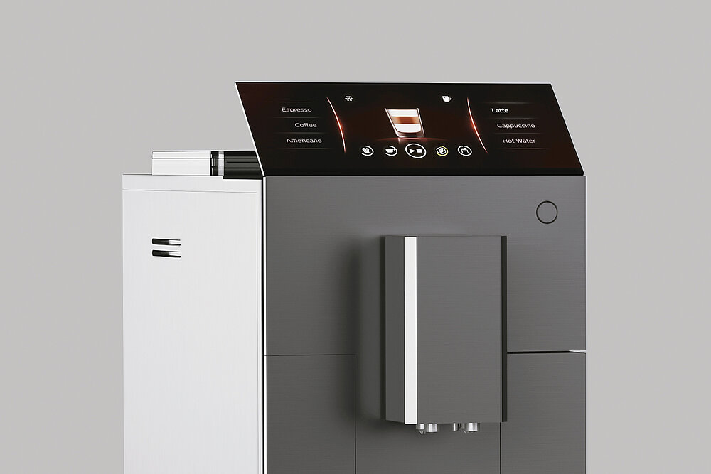 Red Dot Design Award: Dynamic Coffee Machine Interface