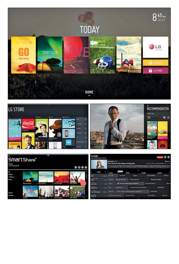 Red Dot Design Award: Web OS TV Interface