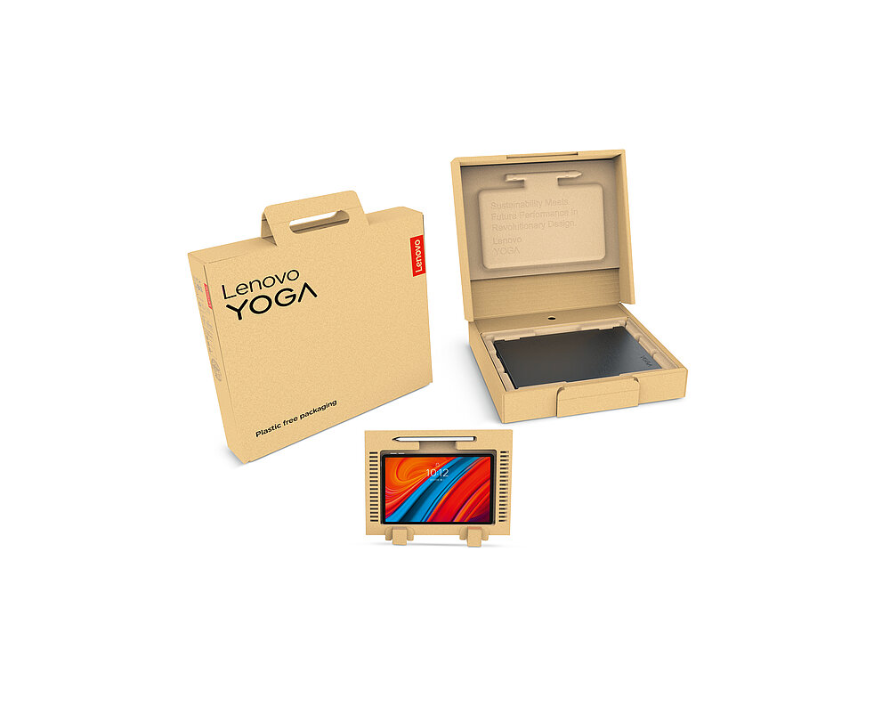 Red Dot Design Award: Reused Packaging Design of Lenovo Notebook