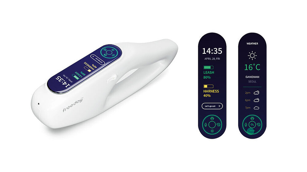 Red Dot Design Award: FREEDOG – Wired/Wireless Controllable Dog Leash ...