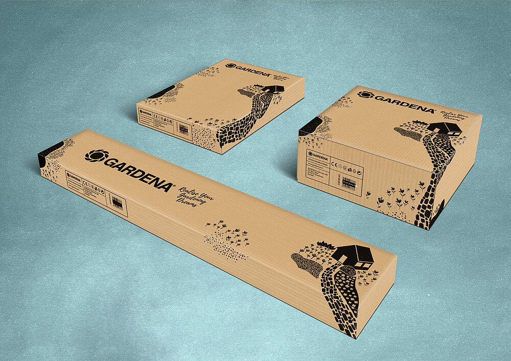 Red Dot Design Award: Gardena E-Commerce Packaging Design