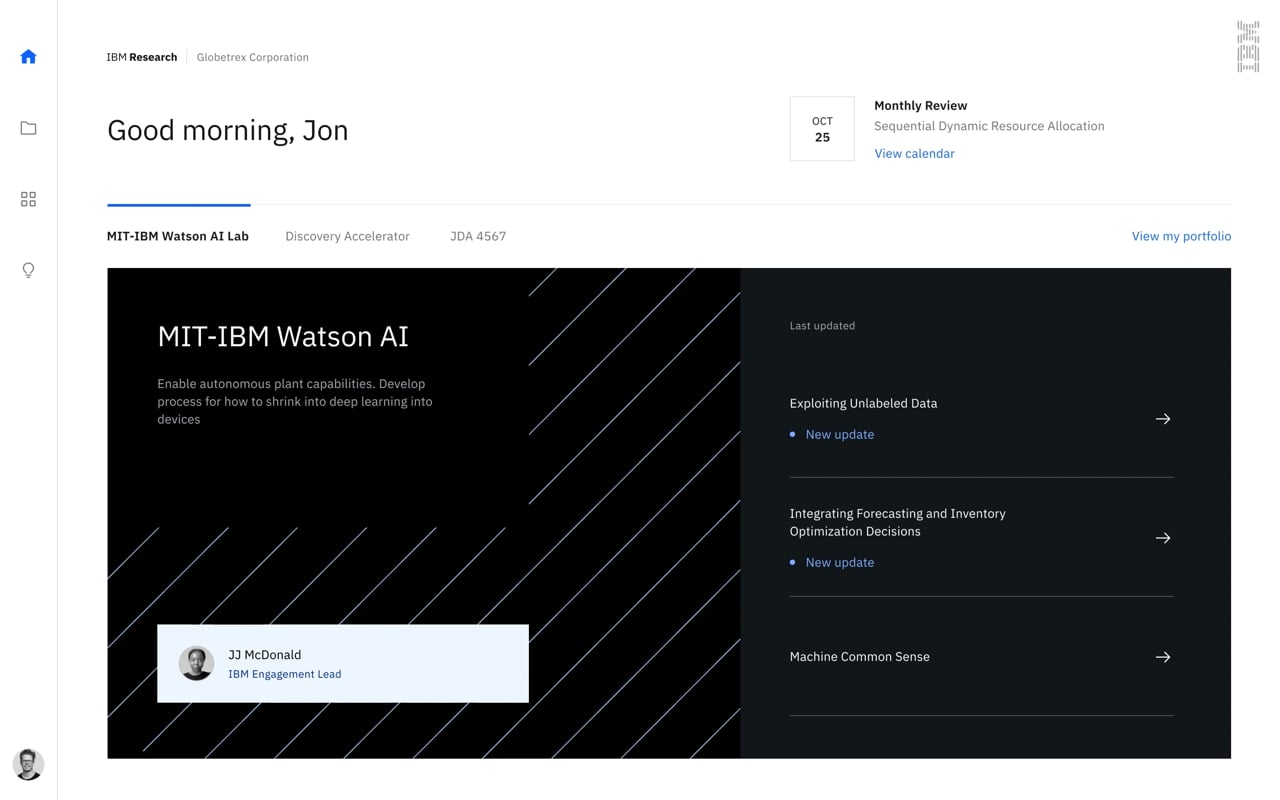 Red Dot Design Award: IBM Research Portal