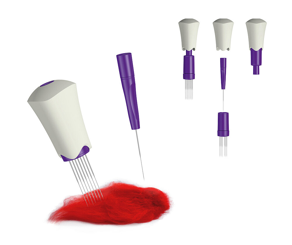 Red Dot Design Award: Handle for felting needles