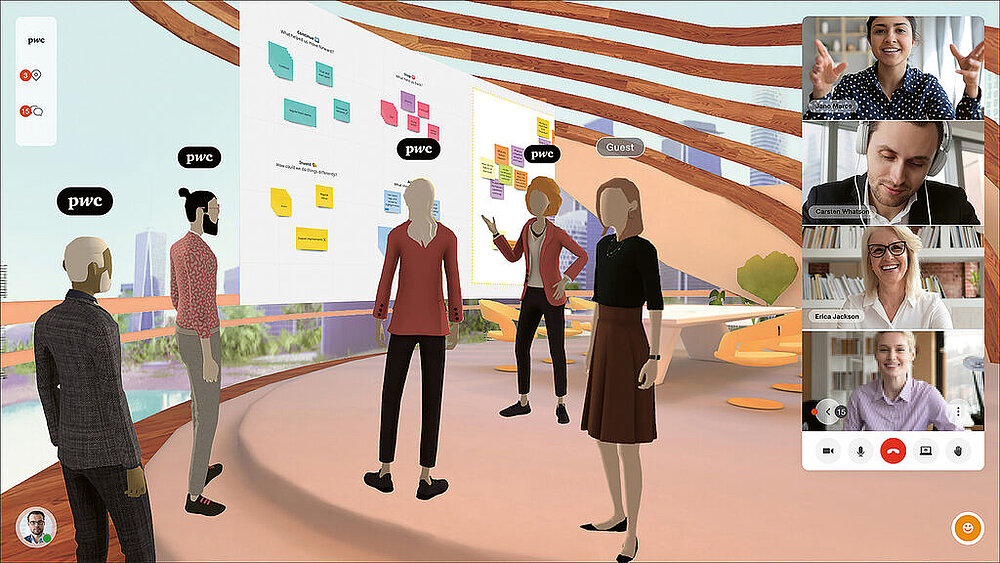 Red Dot Design Award: PwC Virtual Spaces