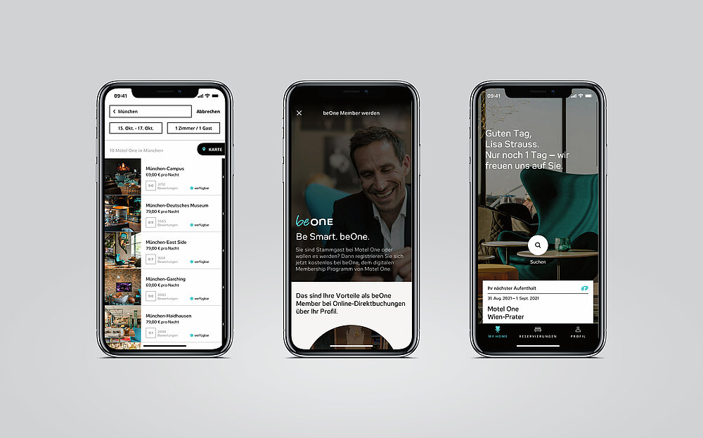 Red Dot Design Award: Motel One – Personal Travel Companion App