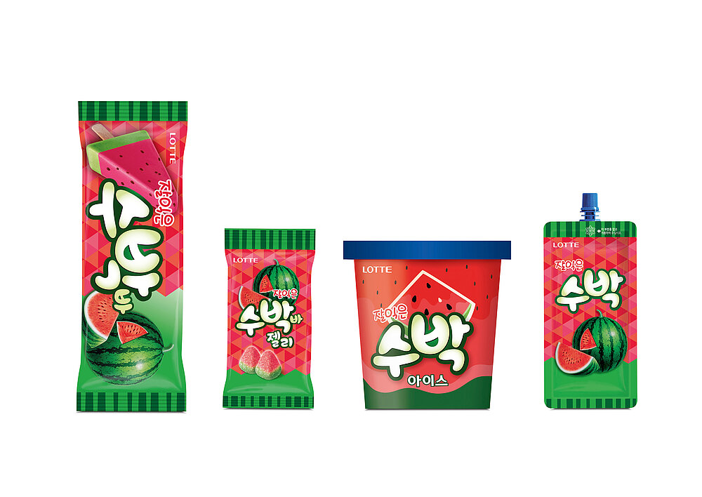 Watermelon Ice Cream Korean