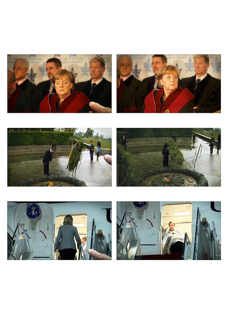 Red Dot Design Award: n-tv app campaign (Merkel, Memorial and Hillary)