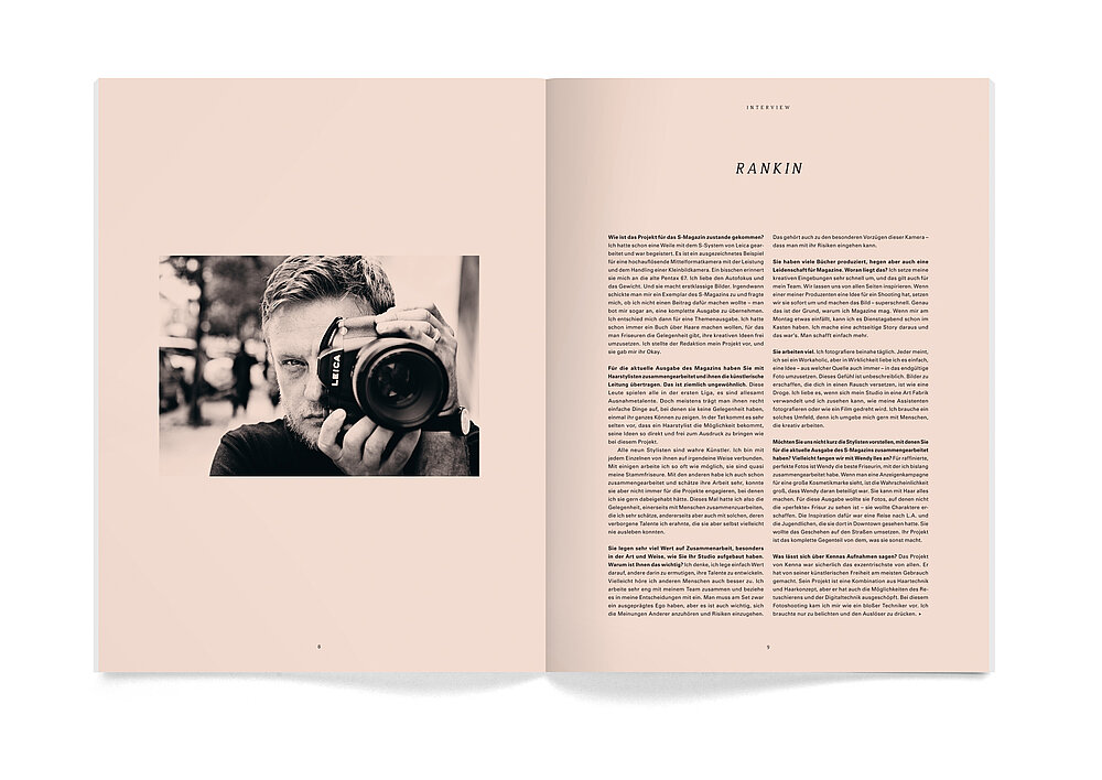 Red Dot Design Award: Leica S-Magazine – THE RANKIN ISSUE