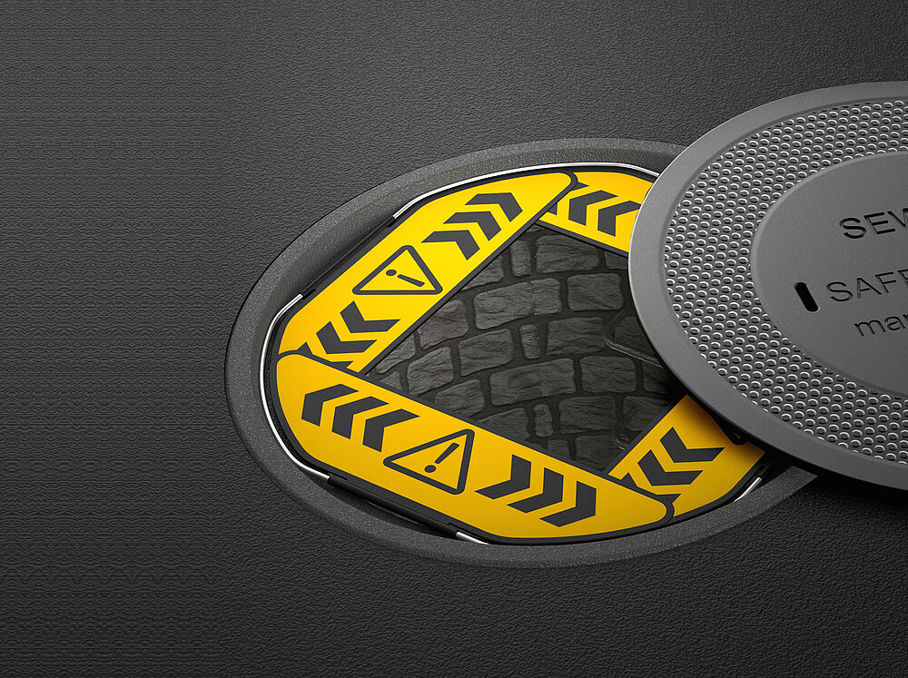 Red Dot Design Award: Safety Tips Manhole Cover
