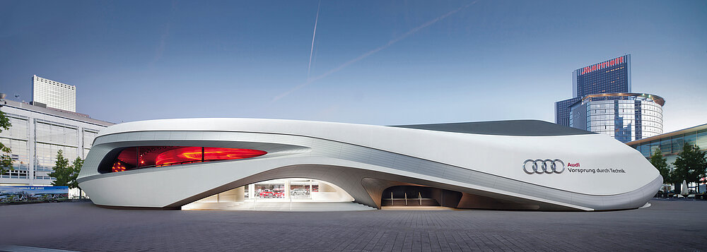 Red Dot Design Award: The Audi Ring – Brand Pavilion IAA 2011
