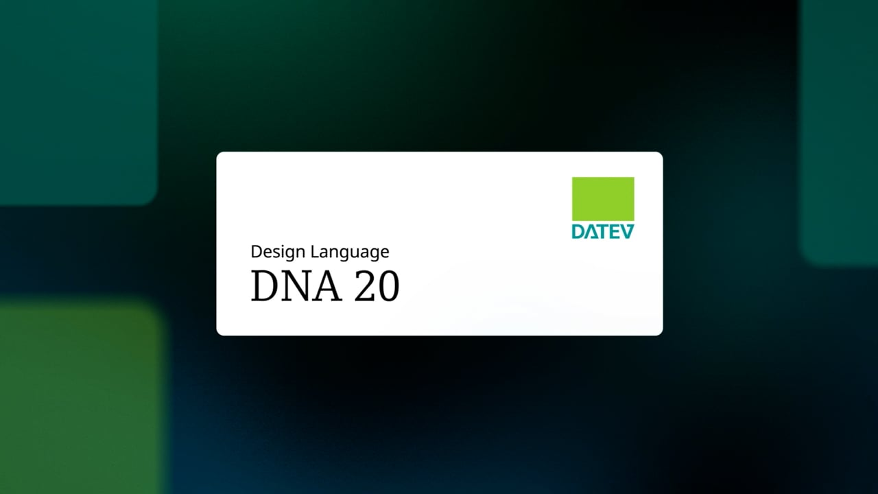 Red Dot Design Award: DATEV Design DNA 20